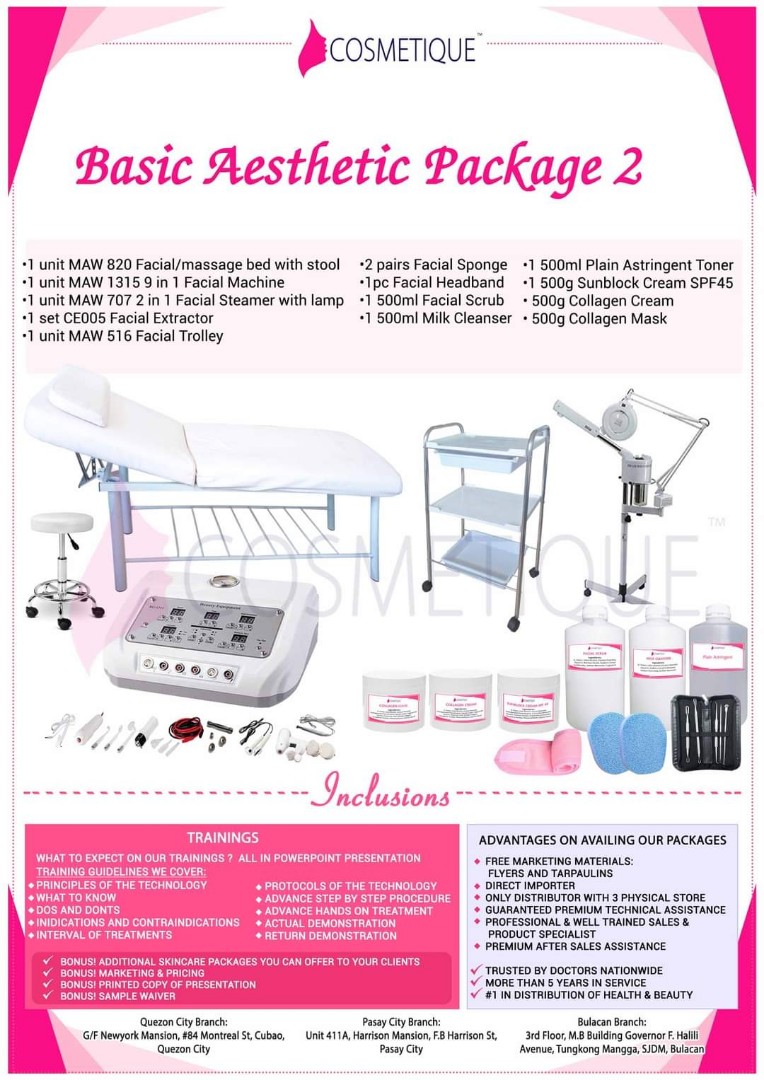 Basic Aesthetic Facial Packages for your Salonl /Spa, Beauty & Personal ...