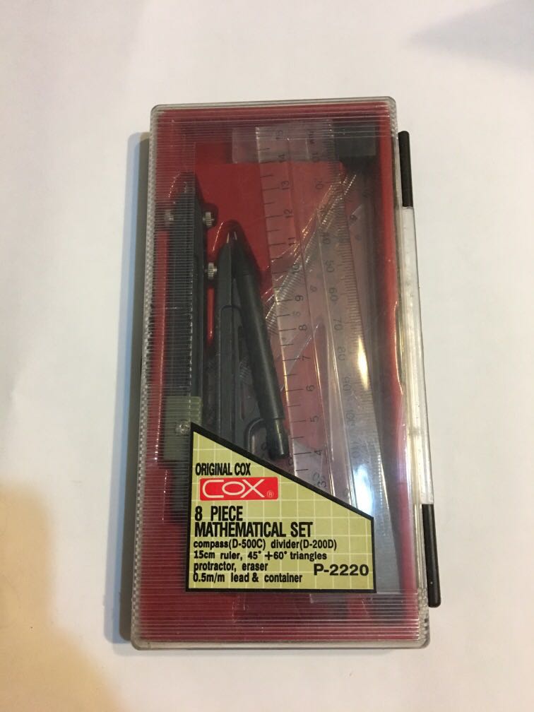 Drawing Tool Set Set Square Compass Ruler Hobbies And Toys Stationery And Craft Craft Supplies