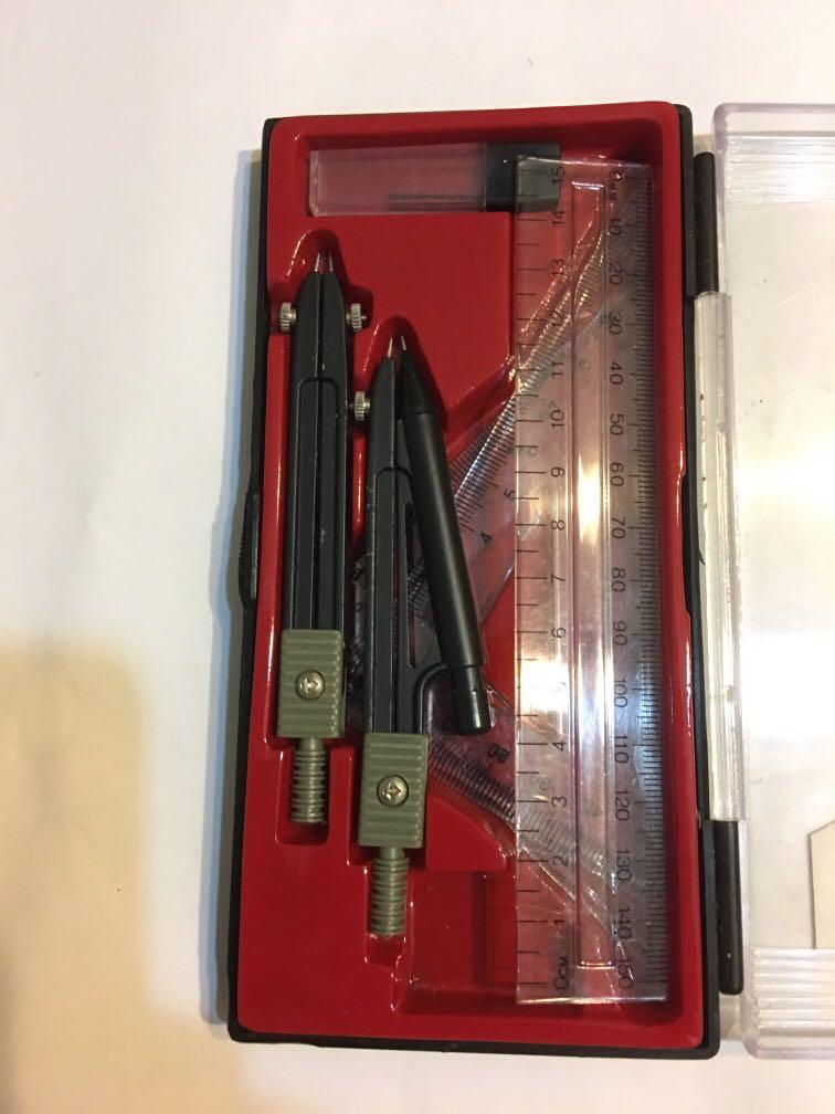 Drawing Tool Set Set Square Compass Ruler Hobbies And Toys Stationery And Craft Craft Supplies