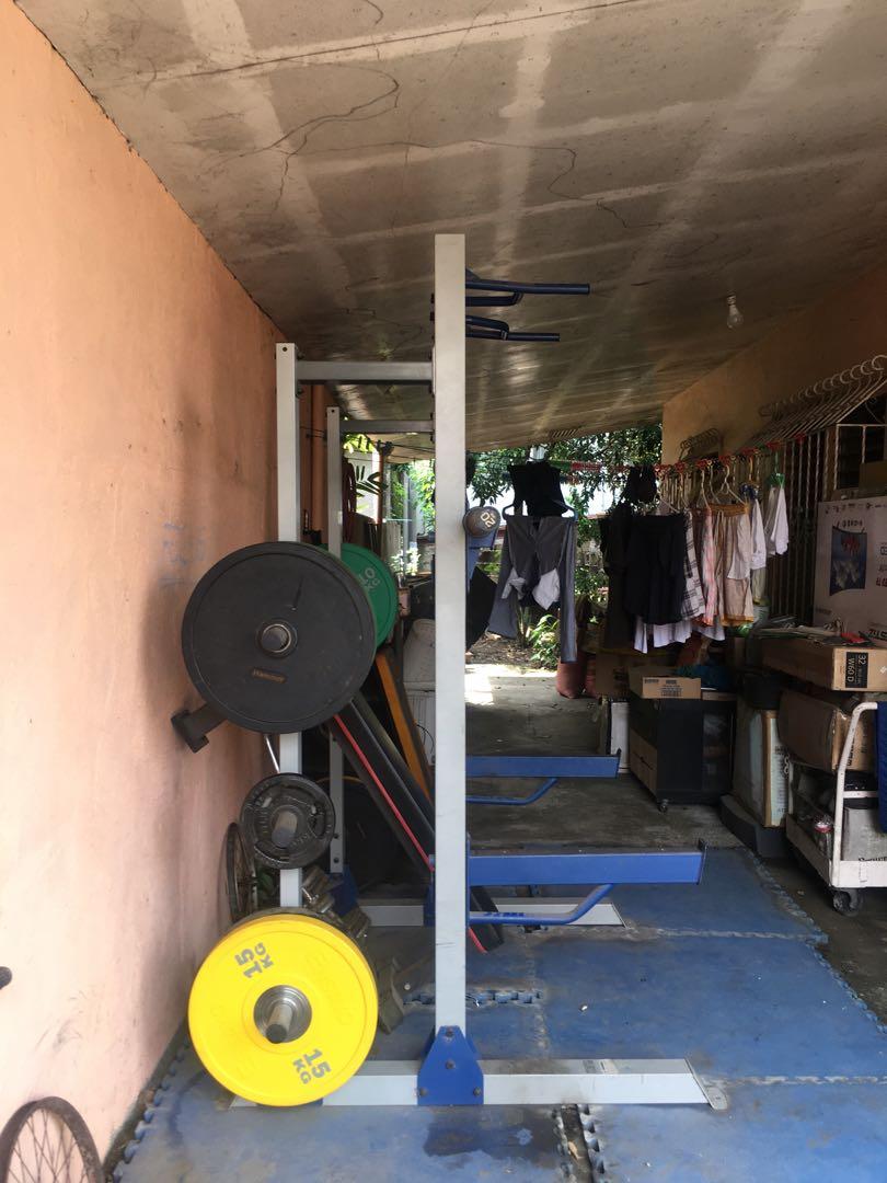 Fitness Gear HR600 Squat Rack, Sports Equipment, Exercise & Fitness ...