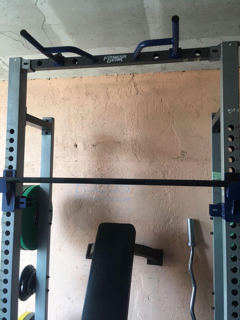 Fitness Gear HR600 Squat Rack, Sports Equipment, Exercise & Fitness ...