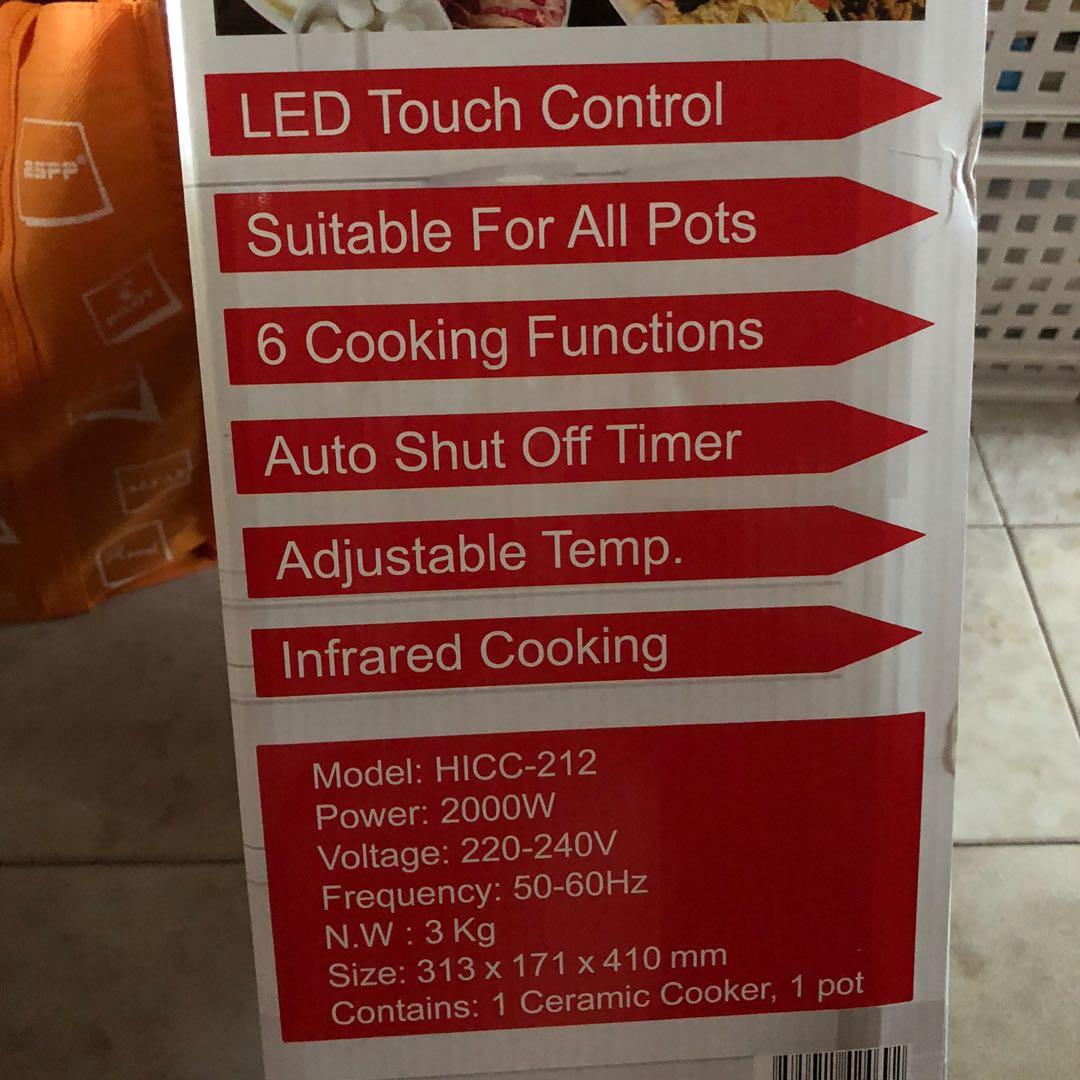 Harumi ceramic cooker, Furniture & Home Living, Kitchenware & Tableware ...