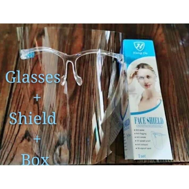 Heng De Box Face shield (Glasses+ Face shield + Box), Beauty & Personal ...