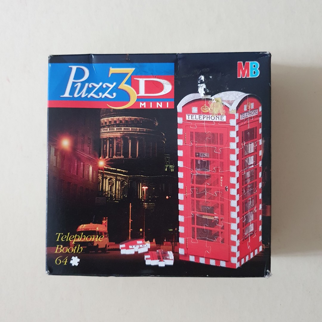 Jigsaw Puzzle: Telephone Booth, Hobbies & Toys, Toys & Games on Carousell