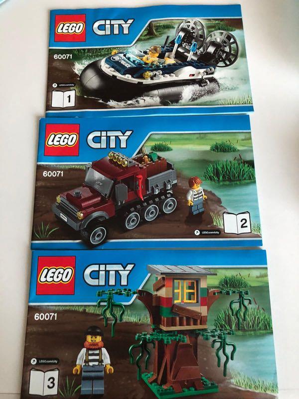 Lego 60071 LEGO City Swamp Police Hovercraft Arrest., Hobbies & Toys ...