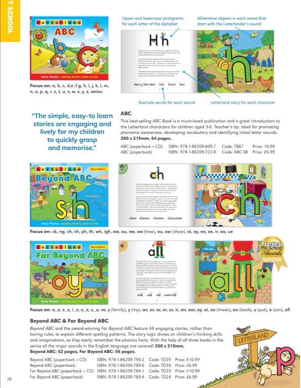 Letterland Beyond ABC, Hobbies & Toys, Books & Magazines, Children's ...
