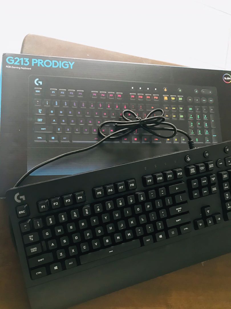 Logitech G213 Prodigy Rgb Gaming Keyboard Computers And Tech Parts And Accessories Computer