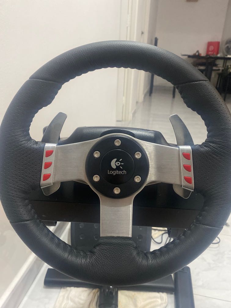 Logitech G27 Steering Wheel, Video Gaming, Gaming Accessories ...