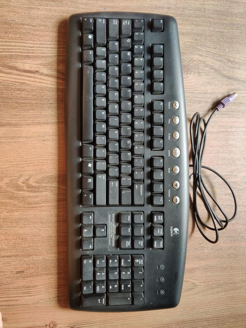Logitech Keyboard PS/2, Computers & Tech, Parts & Accessories, Computer ...