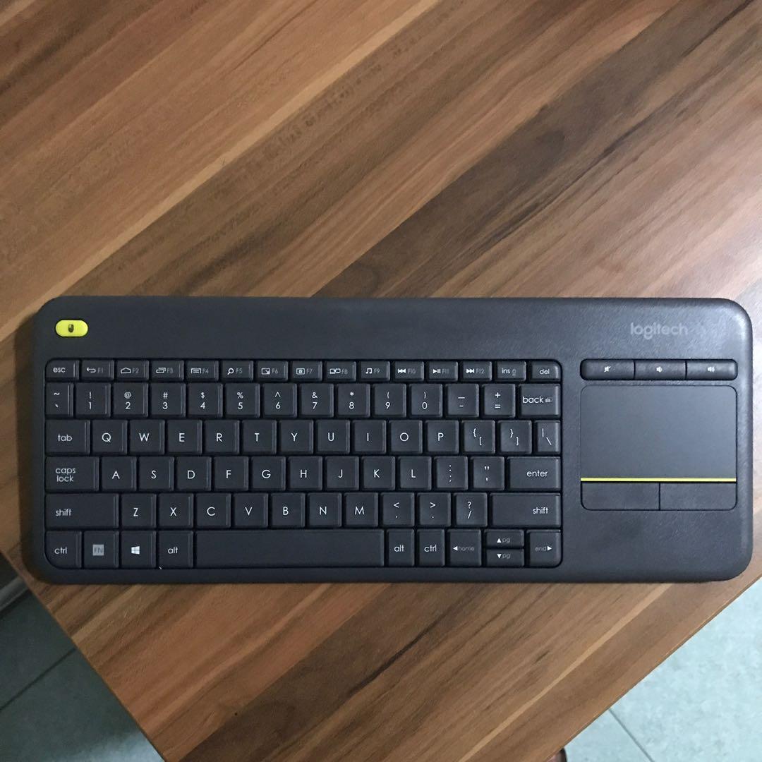 Logitech Wireless Keyboard TK820 & K400 Plus, Electronics, Computer ...