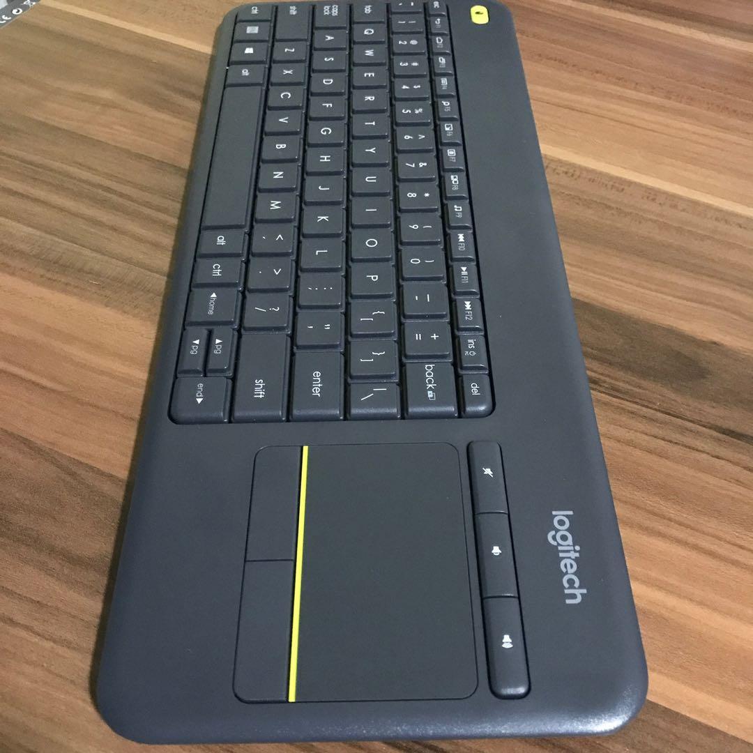 Logitech Wireless Keyboard TK820 & K400 Plus, Electronics, Computer ...