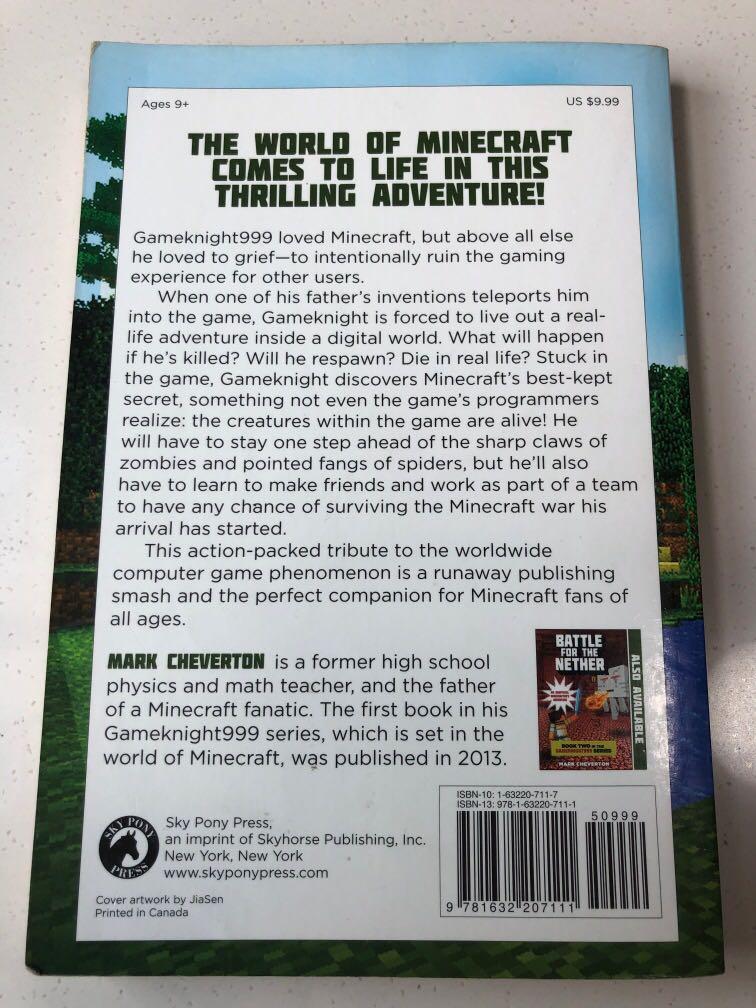 Minecraft Book - Invasion of the Overworld, Hobbies & Toys, Books ...