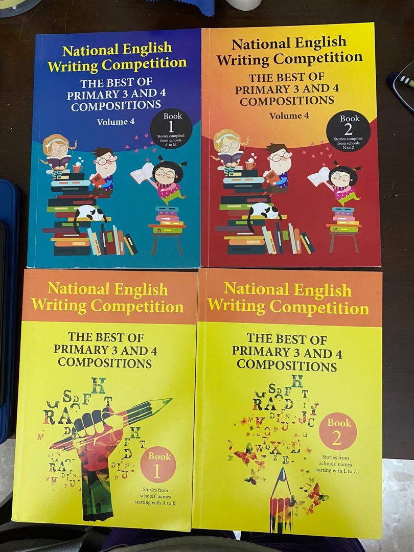 Primary school model composition books set national English writing ...