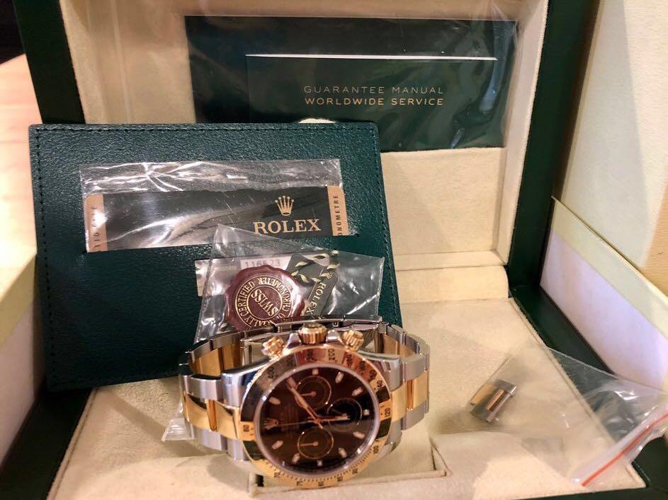 Rolex Daytona 116523 APH dial Full Set Two Tone Gold, Men's Fashion ...