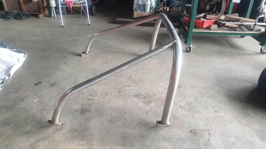 Roll Bar Suzuki Jimny 413 White steel, Auto Accessories on Carousell