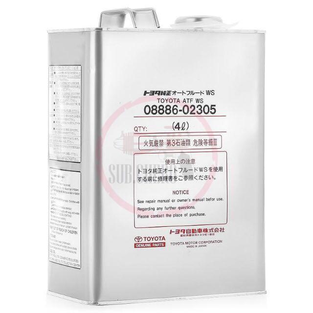 SC358 Minyak gearbox ATF Toyota WS Fluid 4L VIOS ALTIS CAMRY Alphard ...