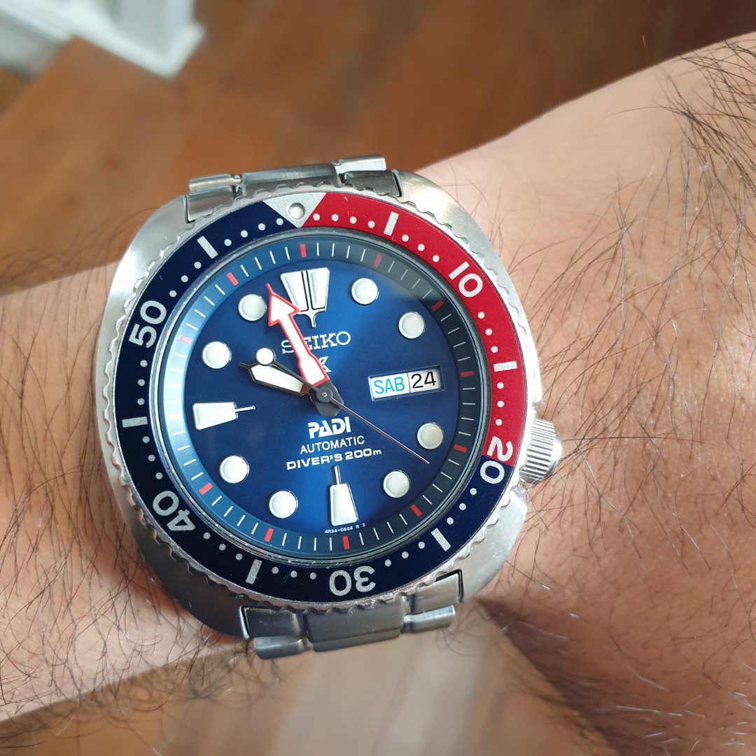 SPECIAL EDITION Seiko Padi Turtle, Luxury, Watches on Carousell
