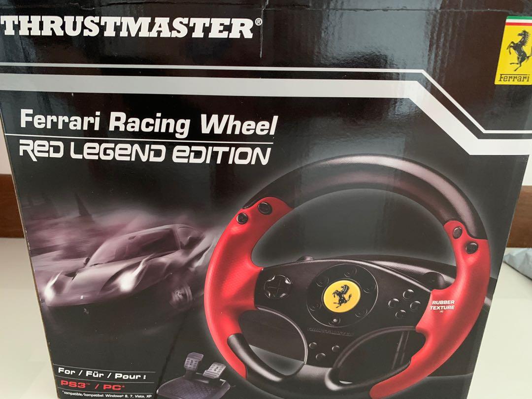 Thrustmaster Ferrari Racing Wheel Red Legend Edition, Toys & Games ...