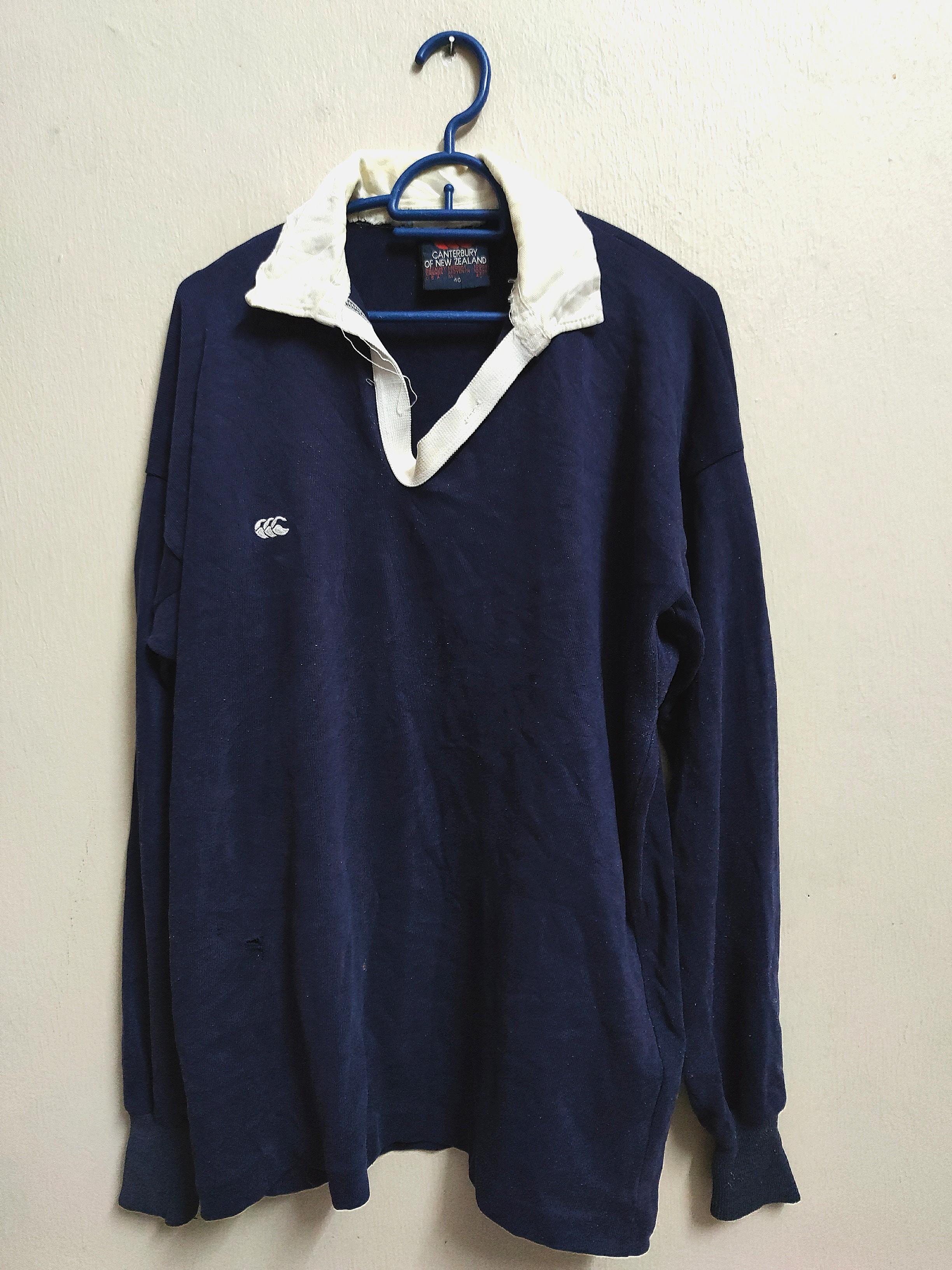 Vintage Canterburry rugby shirt, Men's Fashion, Tops & Sets, Tshirts & Polo Shirts on Carousell