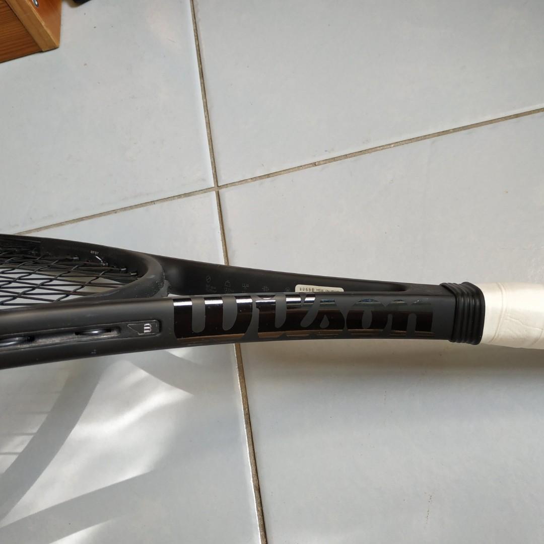 Wilson Pro Staff RF97 v11 Black, Sports Equipment, Sports & Games ...