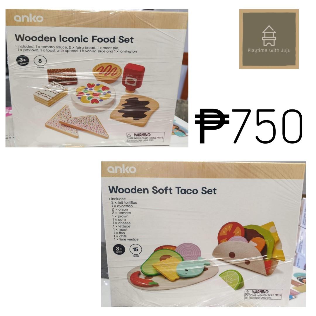 Anko Wooden Dollhouse Furniture Set / Wooden Dollhouse Dining / Wooden ...