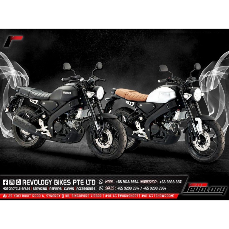 YAMAHA XSR 155 MATTE BLACK/SILVER NEW XSR, Motorcycles, Motorcycles for ...