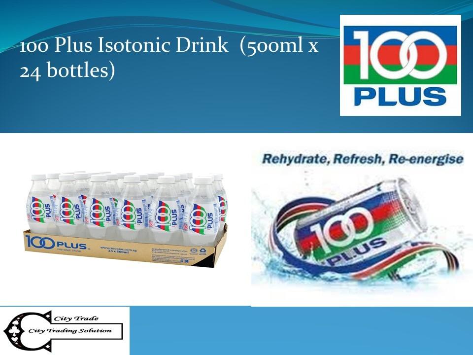 100 Plus Isotonic Drink (500ml x 24 bottles), Food & Drinks, Beverages on Carousell