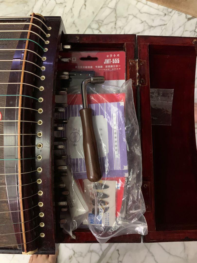1.65m Guzheng with accessories including bag and stand, Hobbies & Toys ...