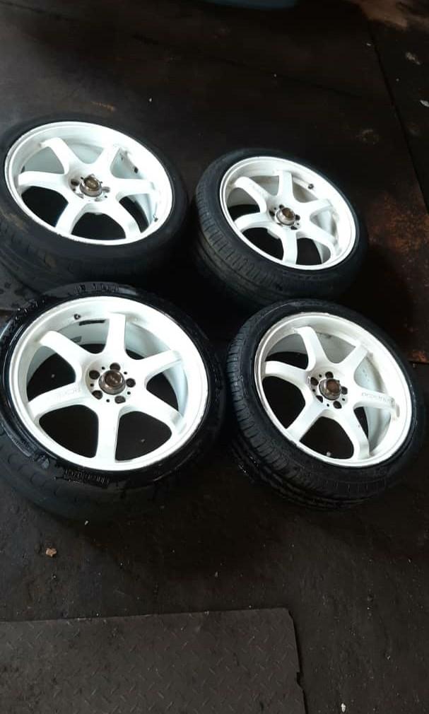18 inch Prodrive Rays Engineering rim, Car Accessories, Tyres & Rims on ...