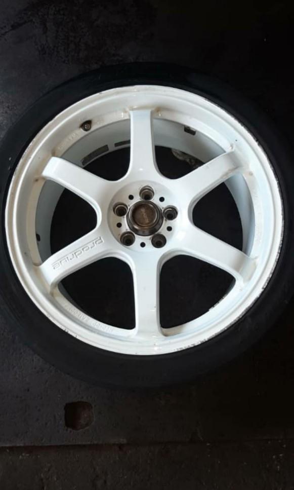 18 inch Prodrive Rays Engineering rim, Car Accessories, Tyres & Rims on ...