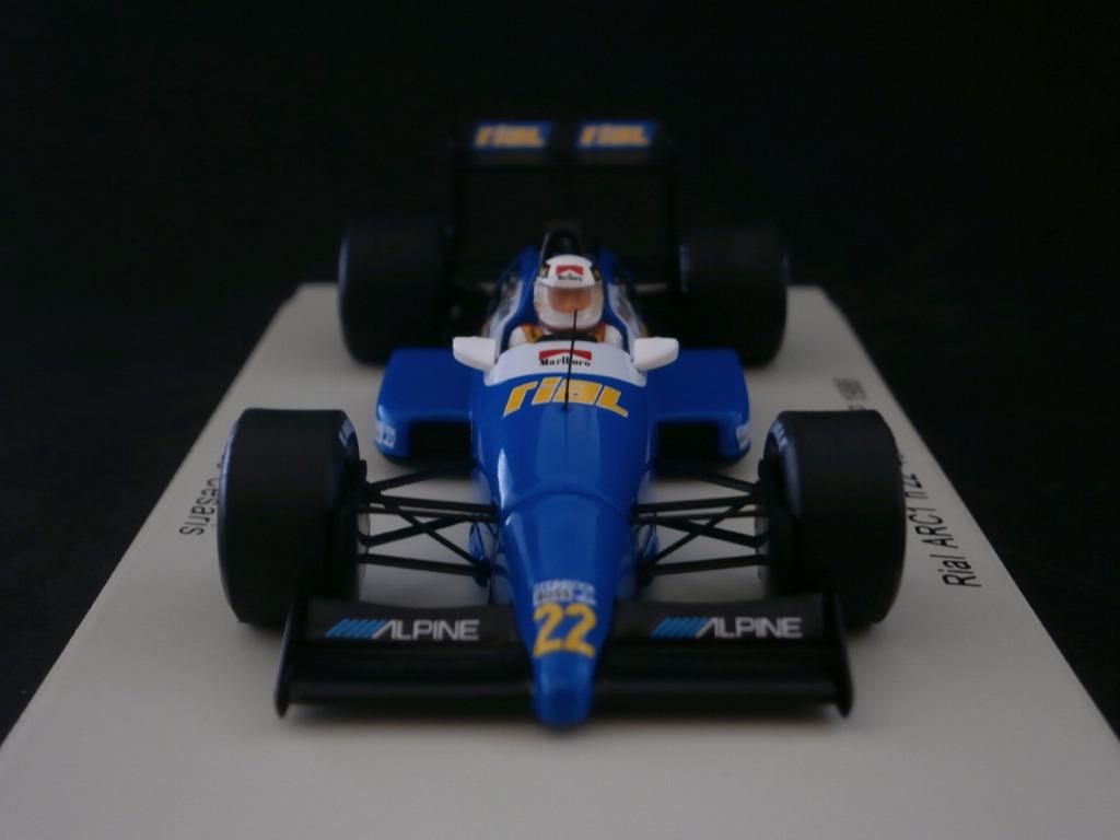1988 Rial ARC1 USA GP Andrea de Cesaris #22 Spark resin not diecast 1/ ...