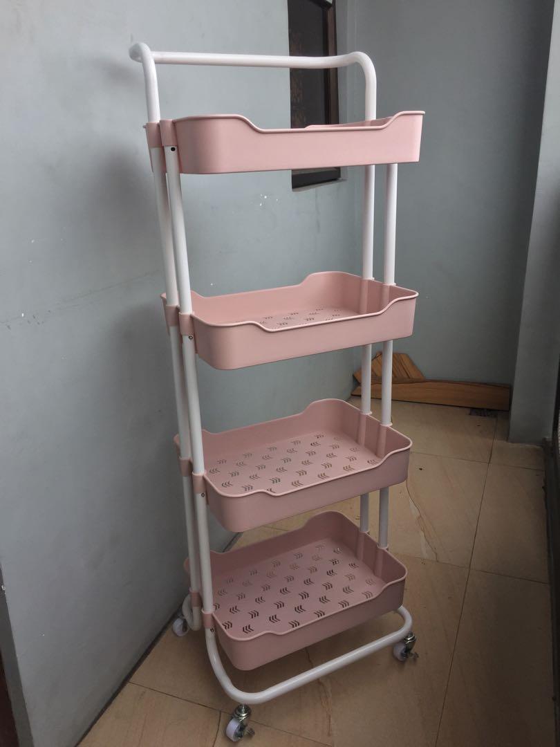 4 layers Multipurpose Trolley Cart, Furniture & Home Living, Furniture ...