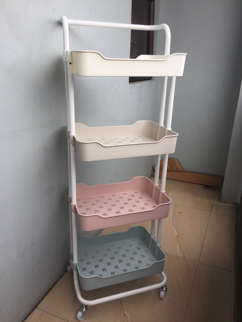 4 layers Multipurpose Trolley Cart, Furniture & Home Living, Furniture ...