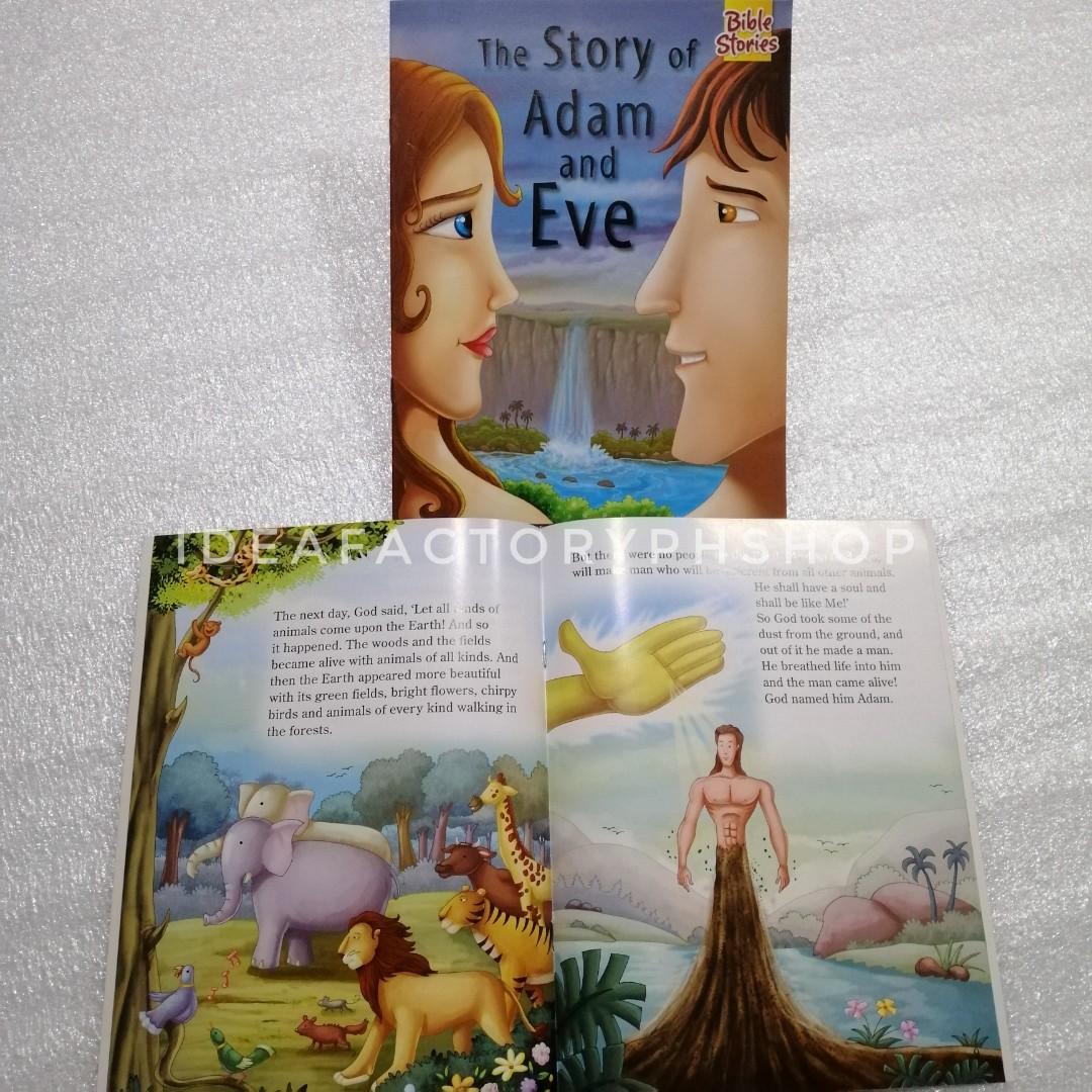 Adam and Eve Bible Stories Story Book for Children, Hobbies & Toys ...