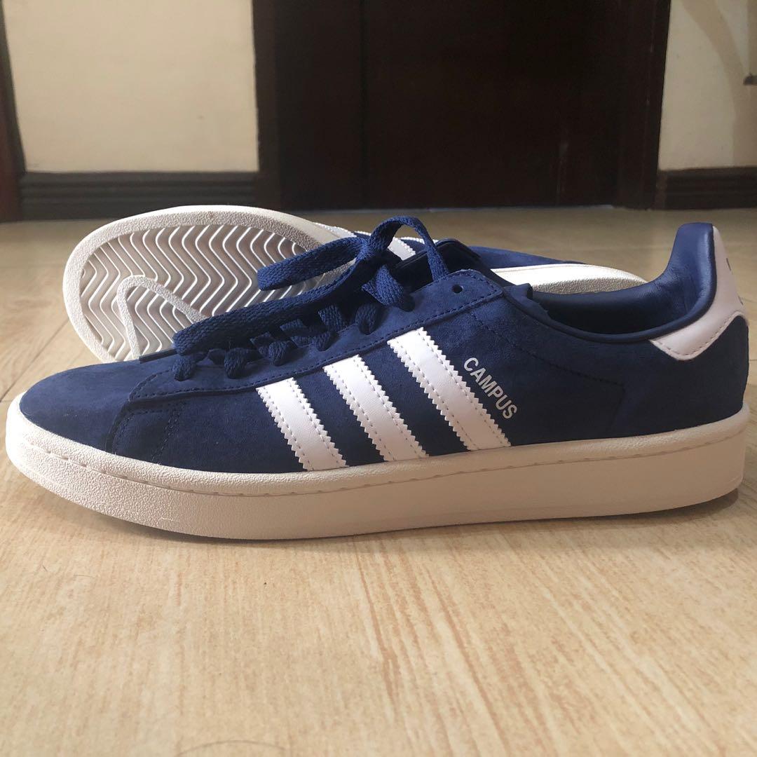 Adidas Campus blue, Men's Fashion, Footwear, Sneakers on Carousell