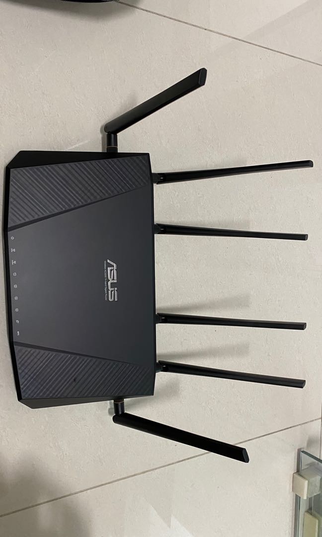 Asus RT AC3200 tri band gigabit router, Computers & Tech, Parts ...
