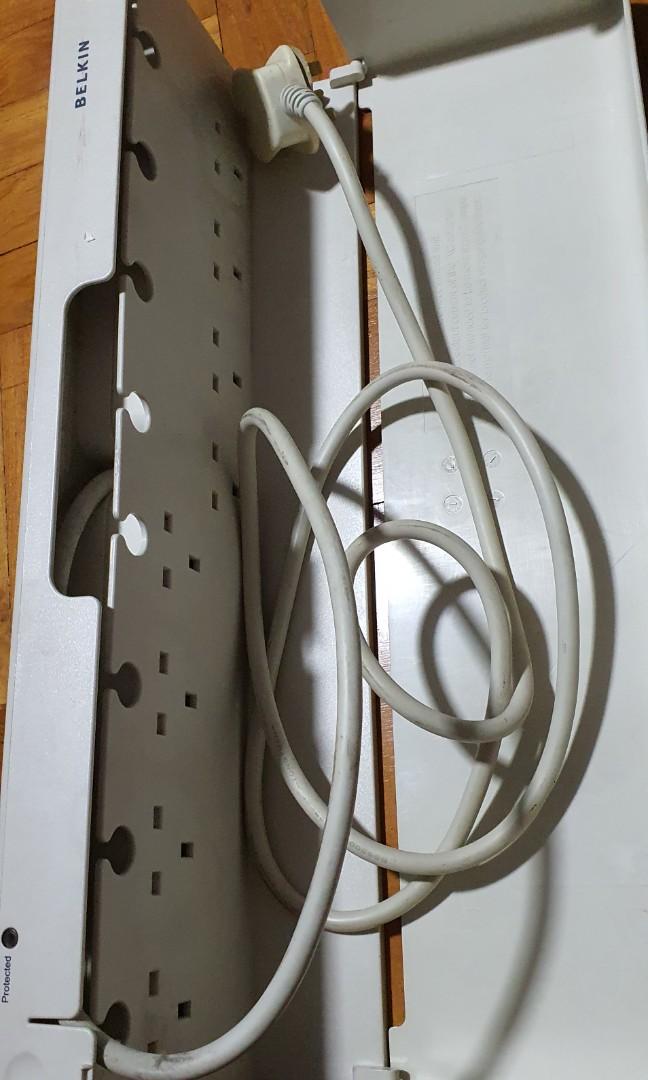 Belkin non-rewireable portable socket outlet, TV & Home Appliances ...