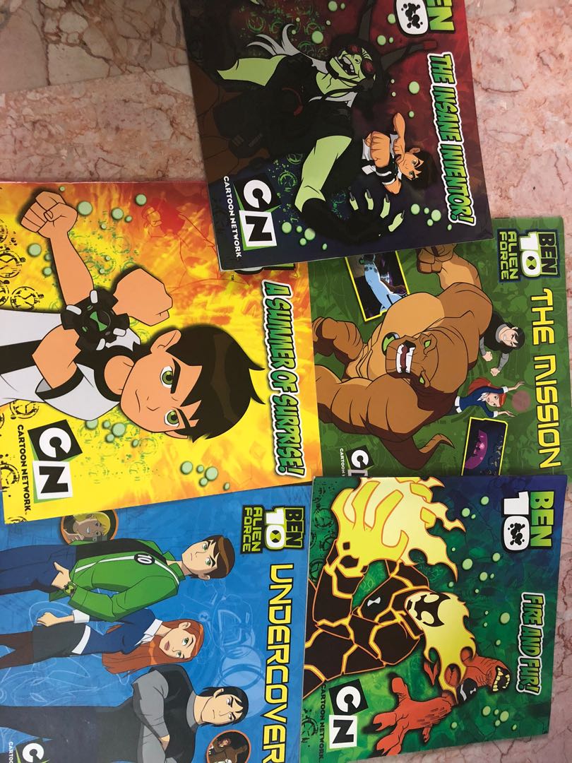 Ben 10 story books(set of 5), Hobbies & Toys, Books & Magazines ...