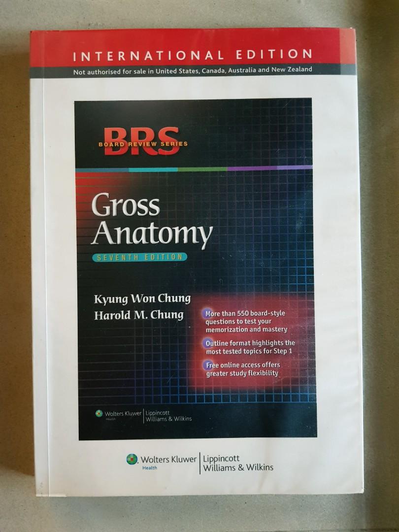 Board Review Series Anatomy Board Review Series BRS Gross Anatomy 7th