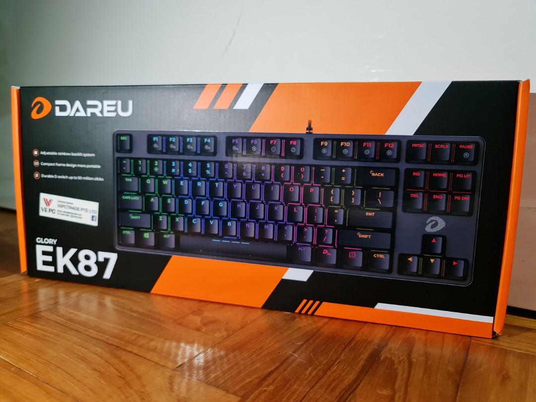 Dareu EK87 RGB Gaming Mechanical Keyboard, 49% OFF