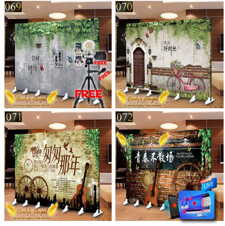 Decoration Foldable Partition Privacy Wall Divider - Live Stream ...