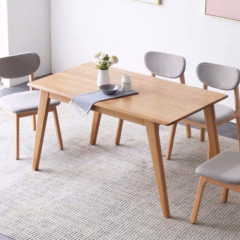Dining table Muji style - Oak wooden table Taobao , Furniture & Home ...