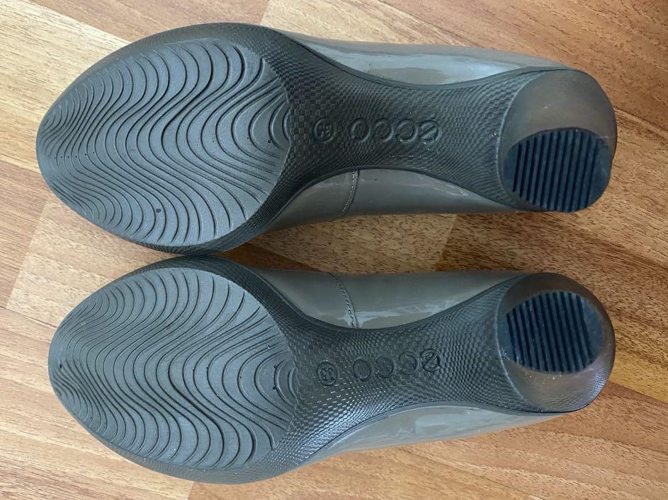 ECCO Size EU 35, UK 3, US 4 / 4.5, Sculptured 75 pump patent real genuine leather high heels ...