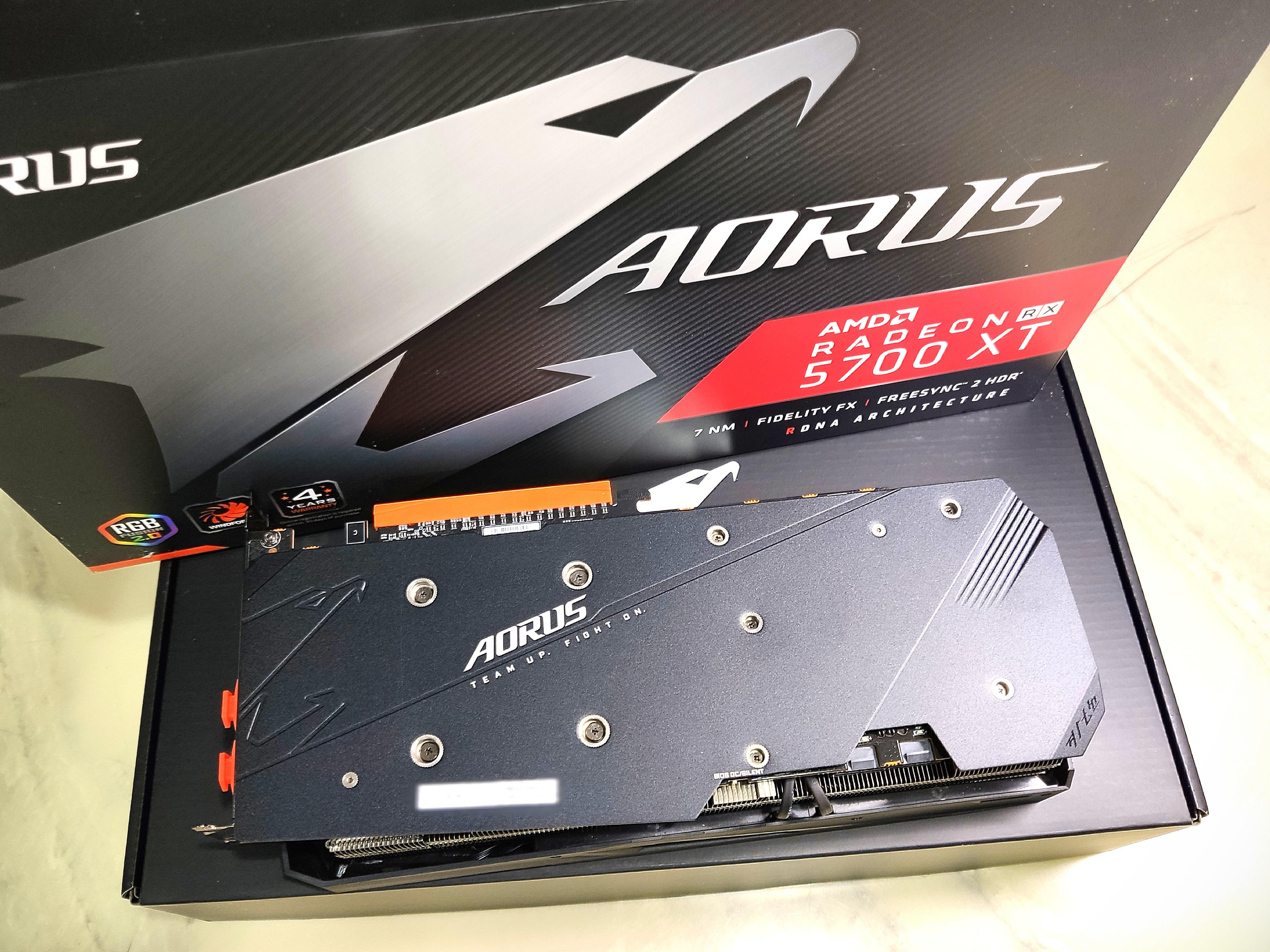 Gigabyte AMD Radeon RX 5700XT Aorus OC Edition / 8gb / GDDR6 / Pcie 4.0 ...