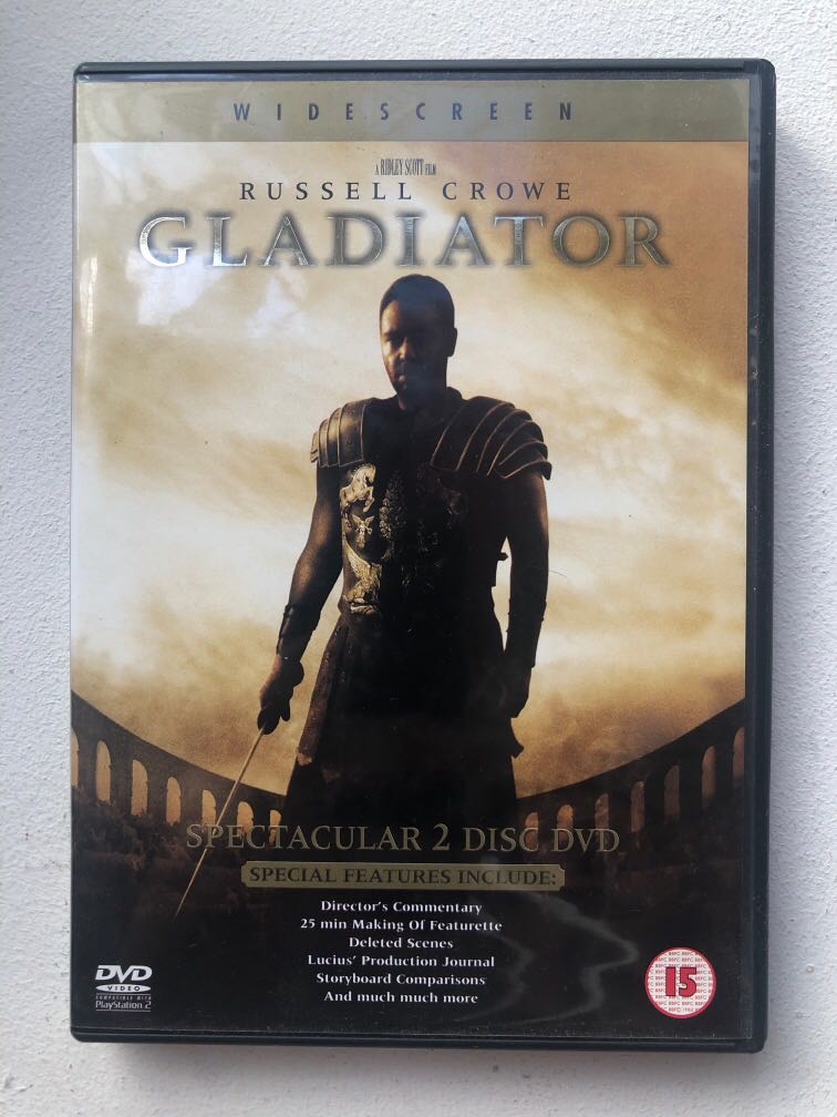 Gladiator 2 DVD collectors edition set (original), TV & Home Appliances ...