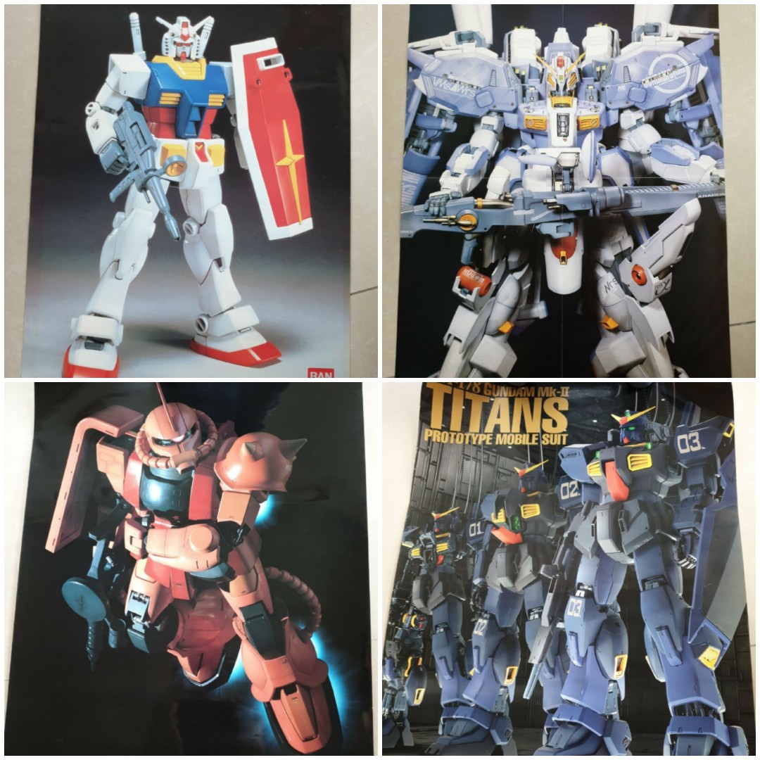 Gundam poster, Everything Else on Carousell