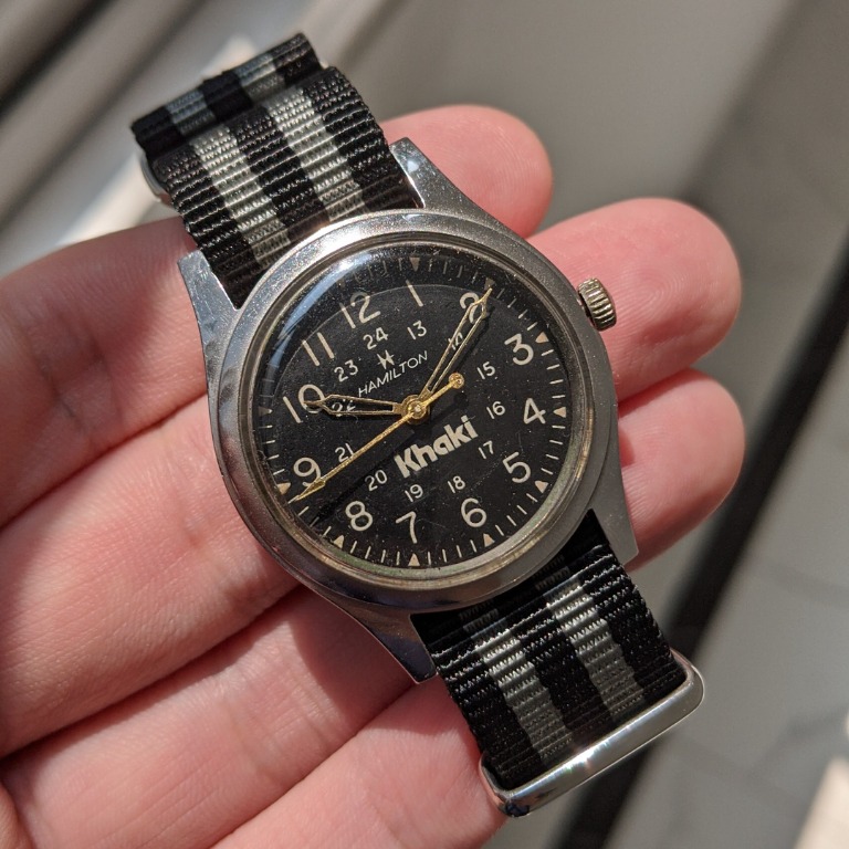 Vintage Hamilton Khaki Military Field Automatic Watch