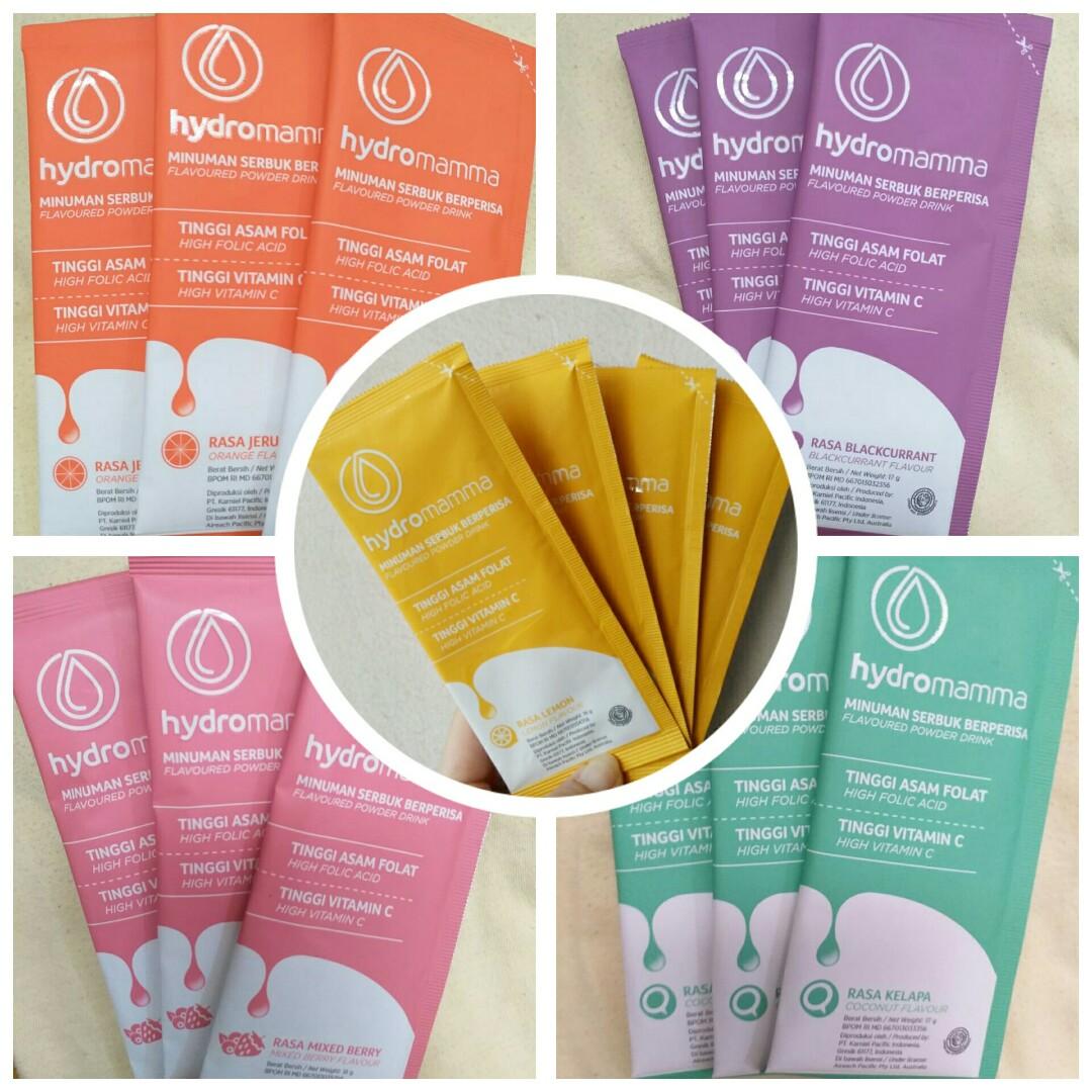 HYDROMAMMA minuman serbuk berperisa rasa mixed berry kelapa jeruk ...