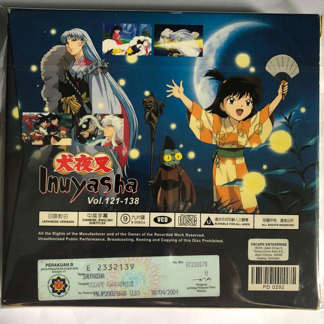 Inuyasha VCD Boxsets Ep. 1-138, Music & Media, CD's, DVD's, & Other ...