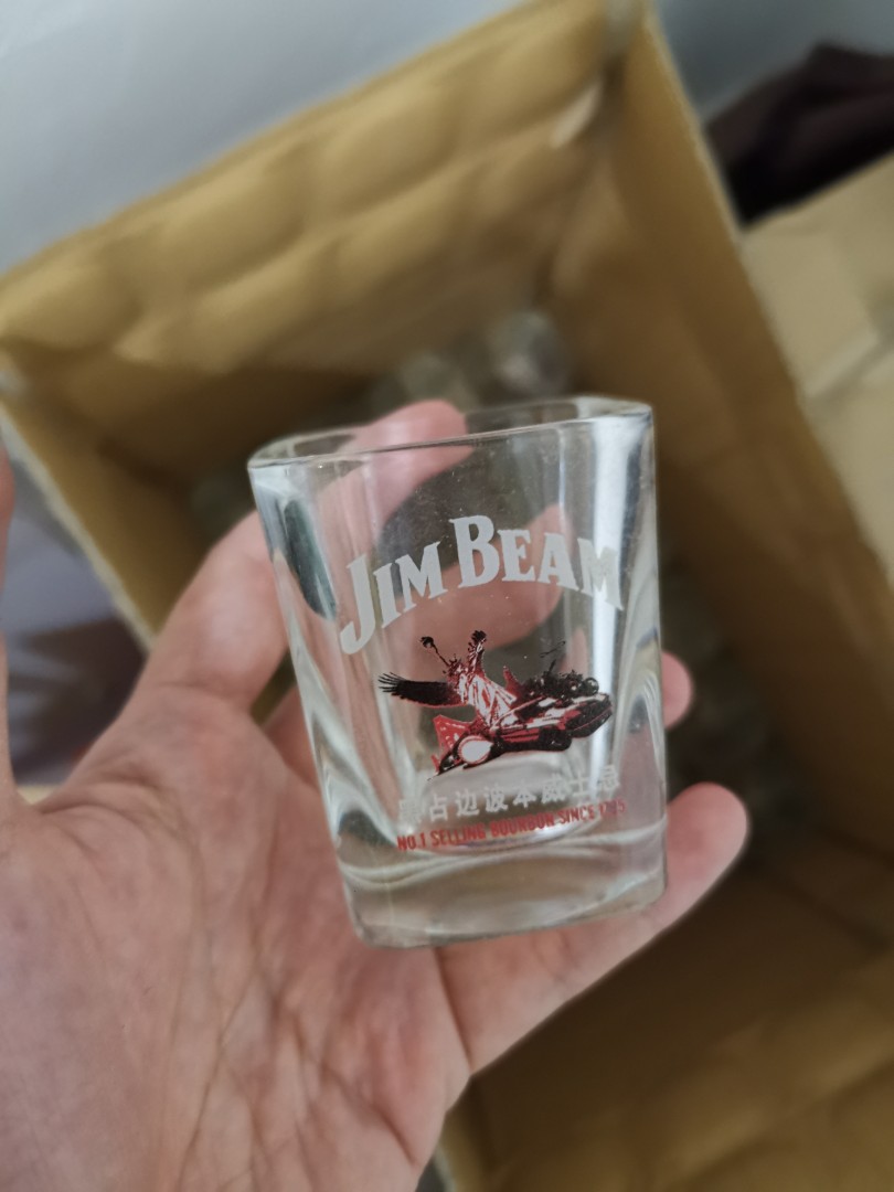 Jim Beam Shot Glass, Furniture & Home Living, Kitchenware & Tableware ...